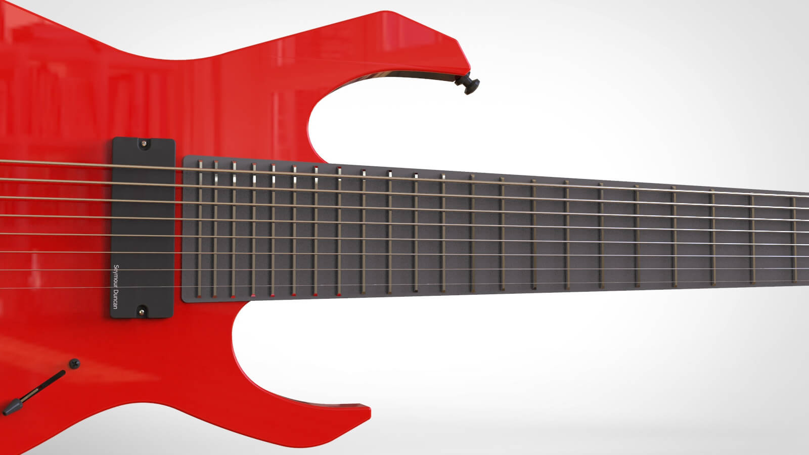 Guitar 3d model by Chtazi
