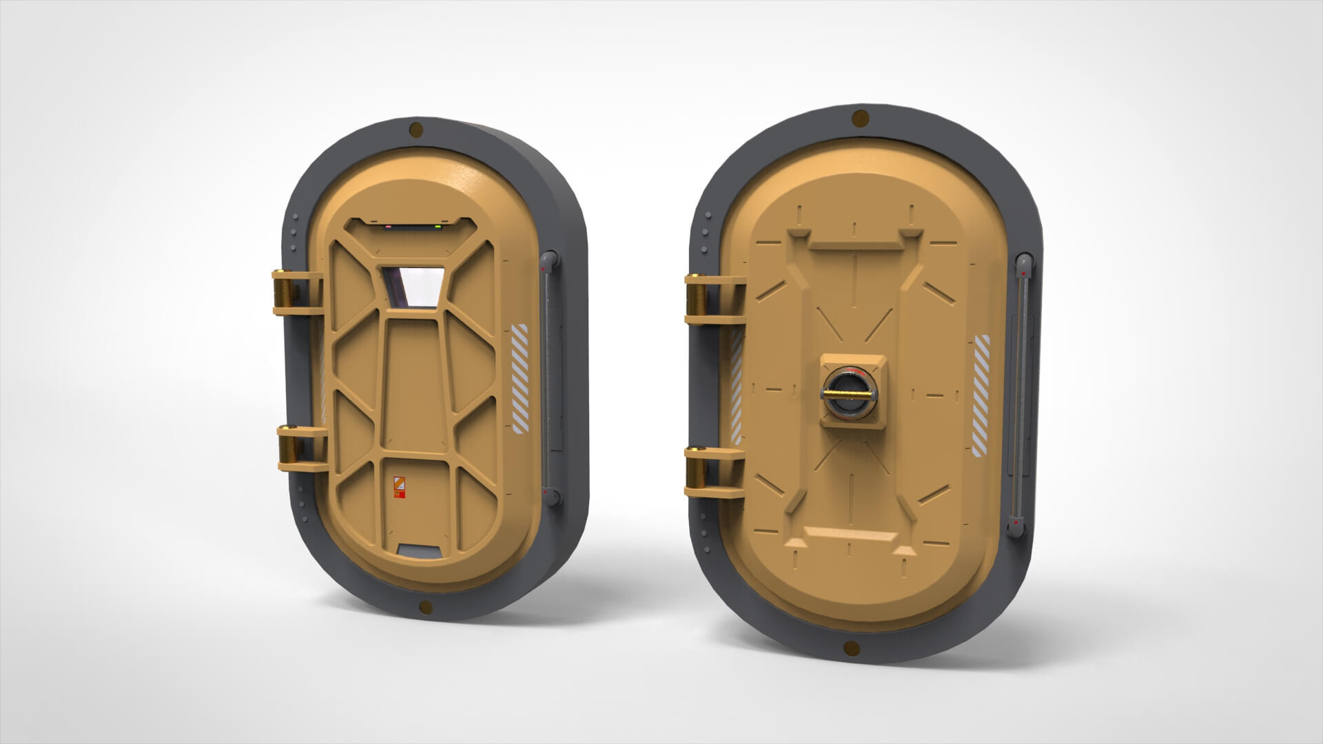 Sci-Fi Door 24 3D Model by Chtazi