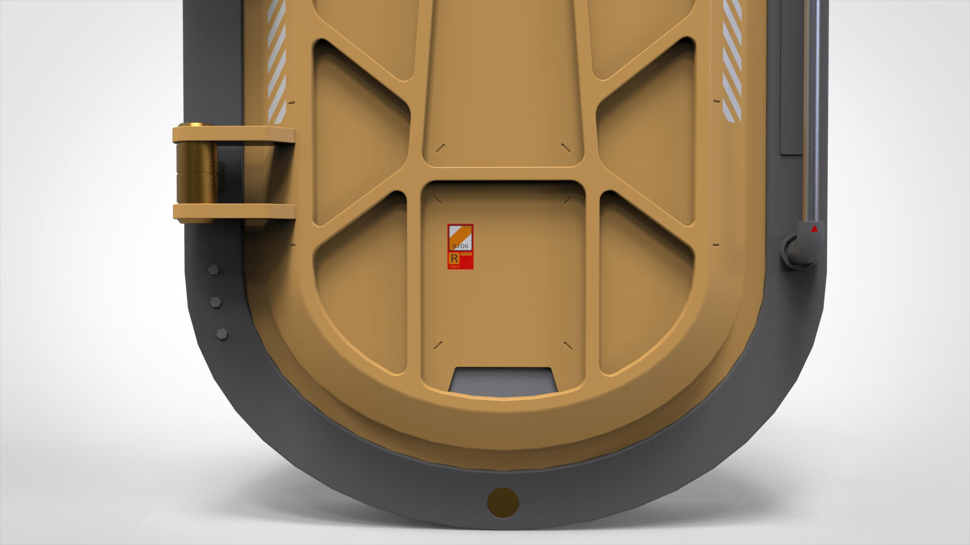 Sci-Fi Door 24 3D Model by Chtazi