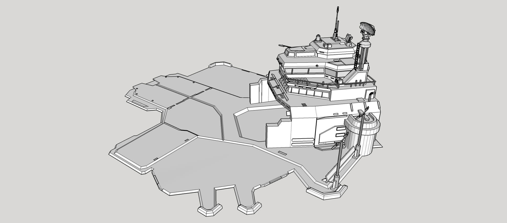 Halo Wars 3D Model by Chtazi