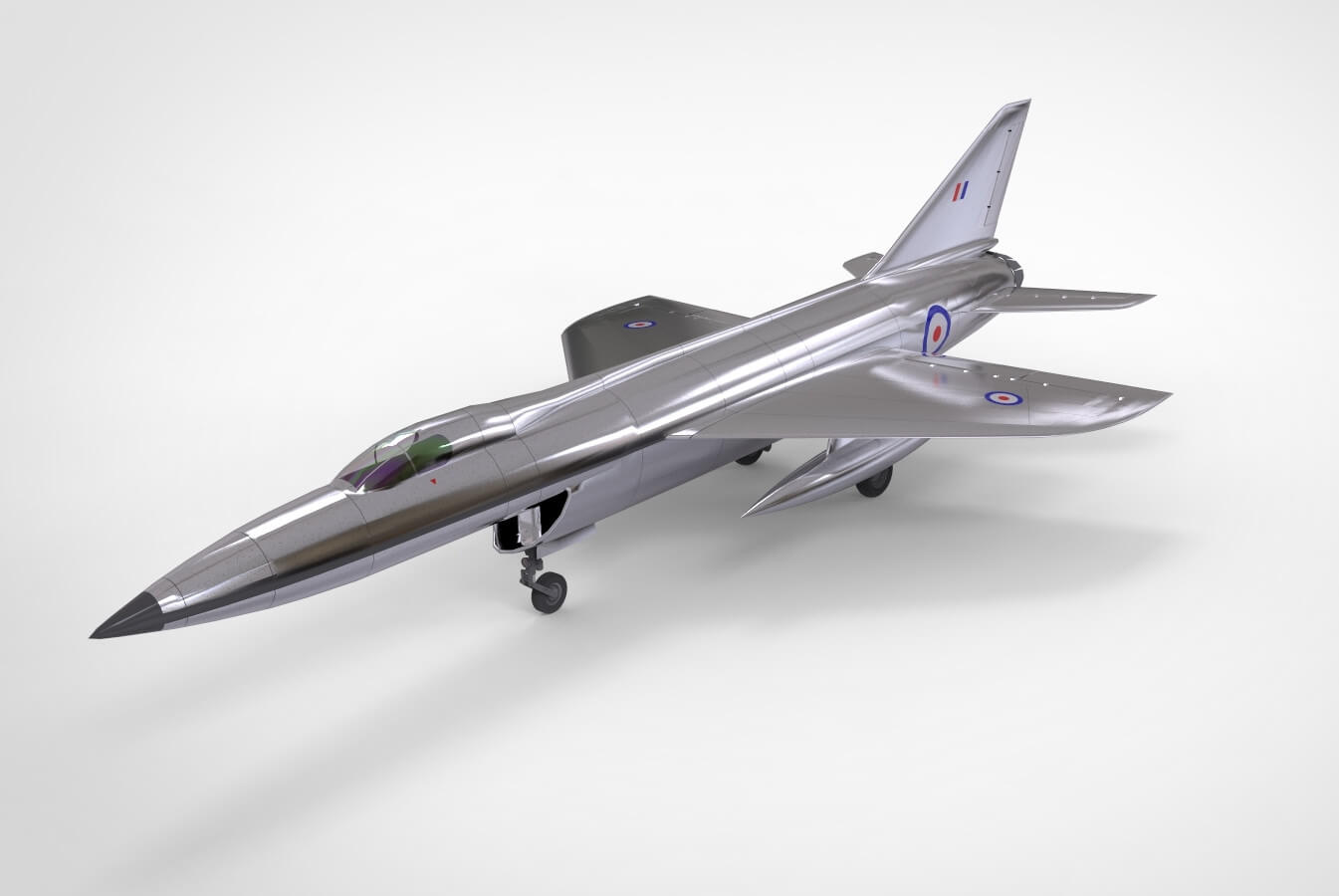 Hawker Siddeley P1121 - 3D Model by Chtazi