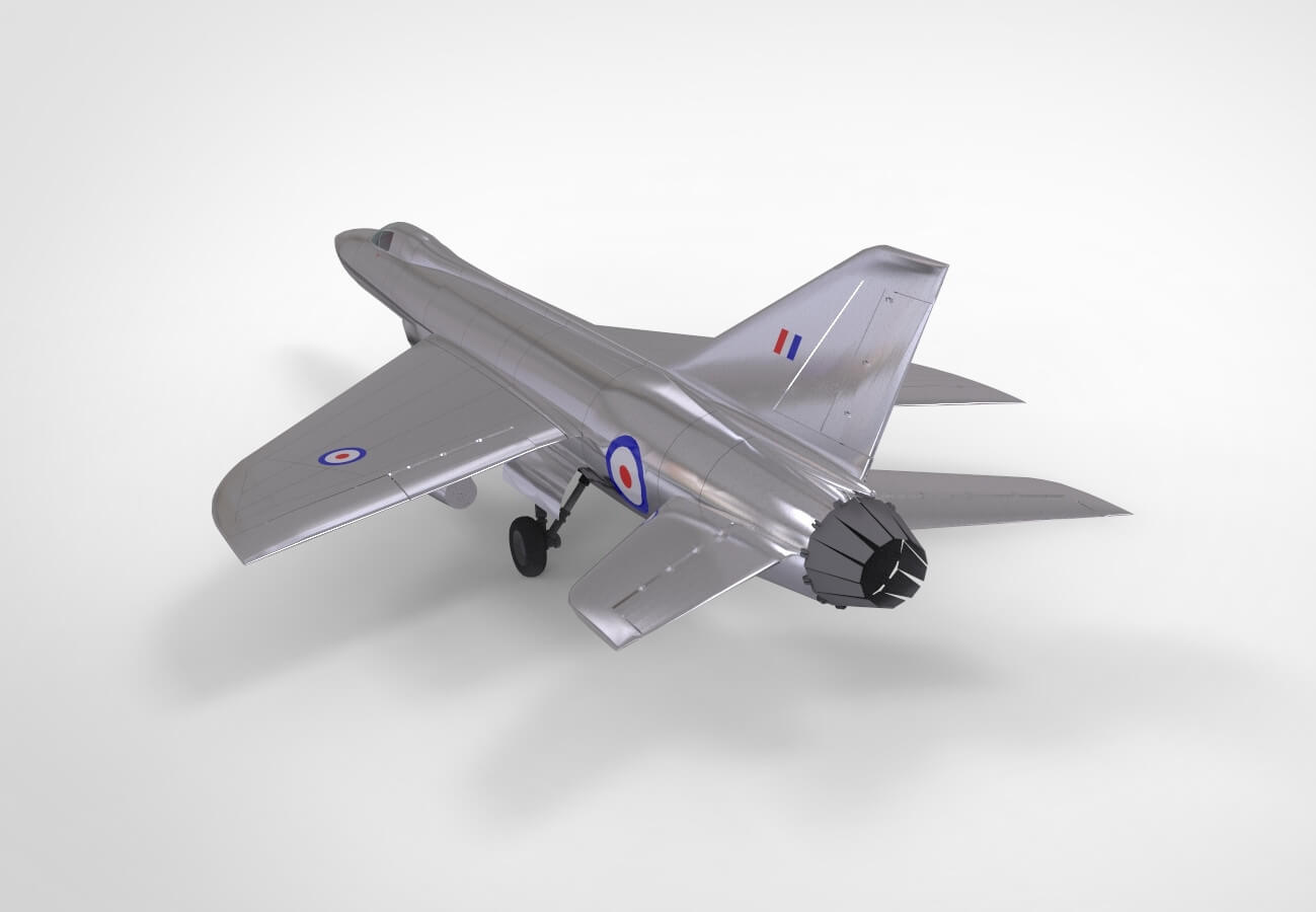 Hawker Siddeley P1121 - 3D Model by Chtazi