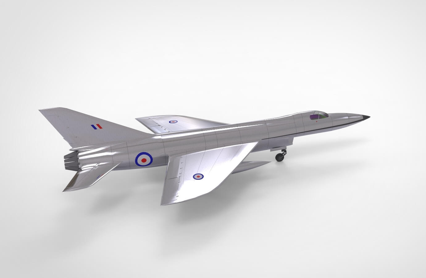 Hawker Siddeley P1121 - 3D Model by Chtazi