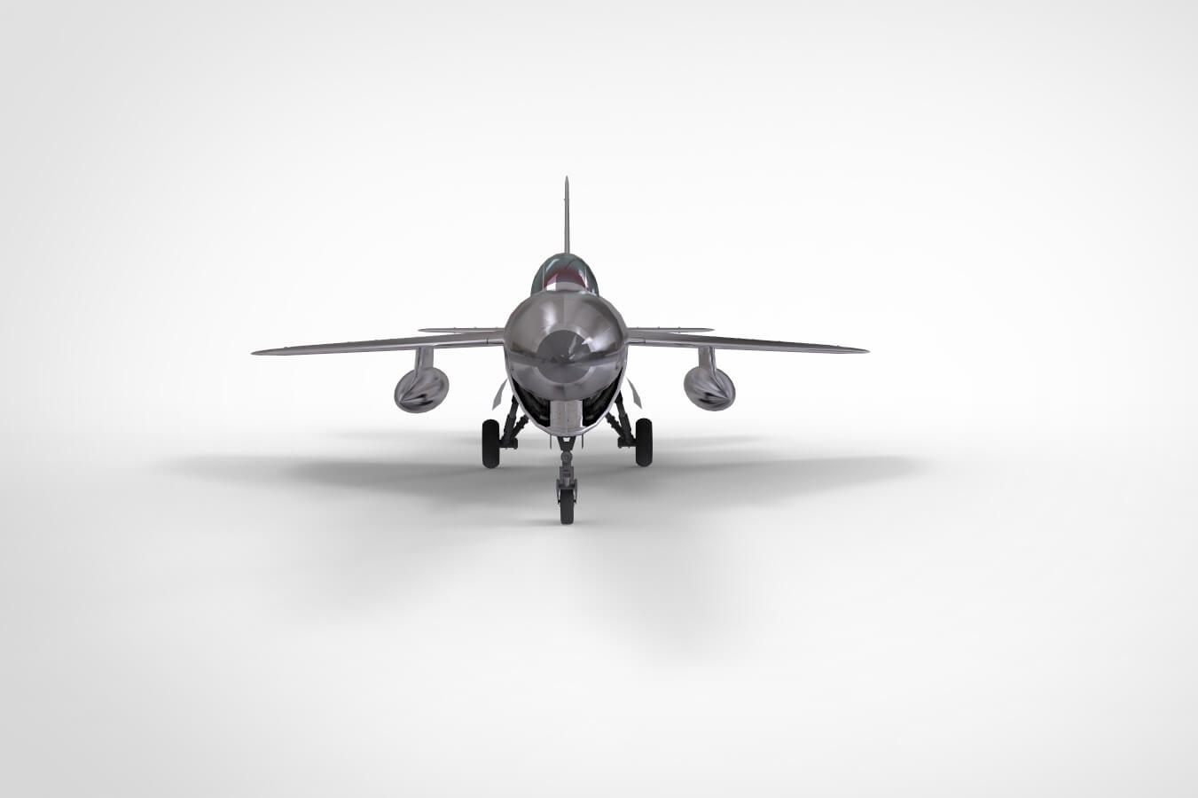 Hawker Siddeley P1121 - 3D Model by Chtazi