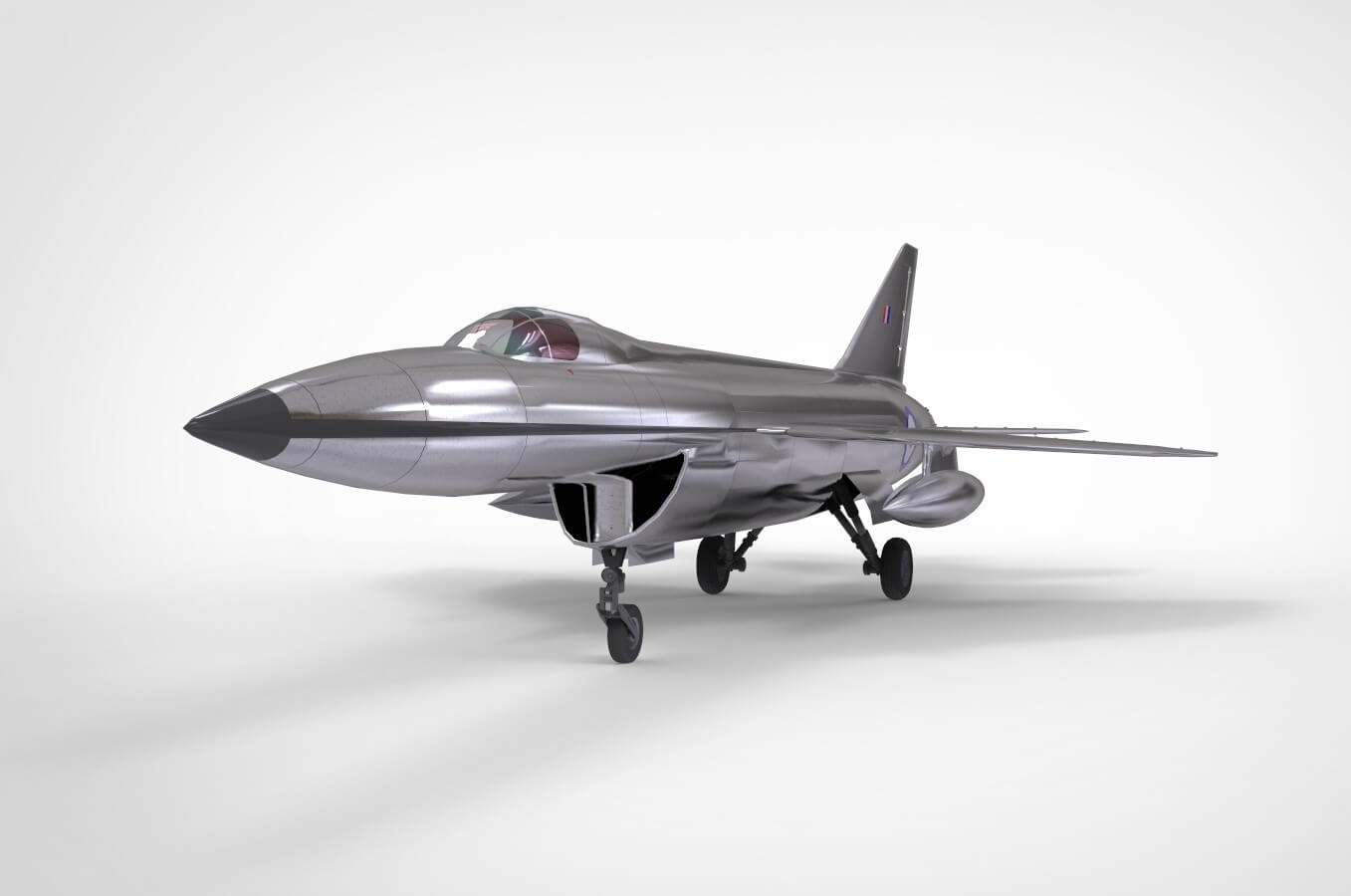 Hawker Siddeley P1121 - 3D Model by Chtazi