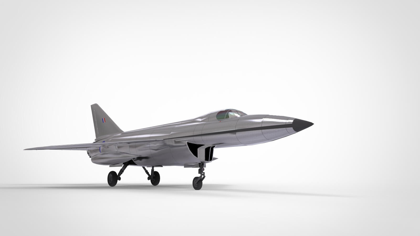 Hawker Siddeley P1121 - 3D Model by Chtazi