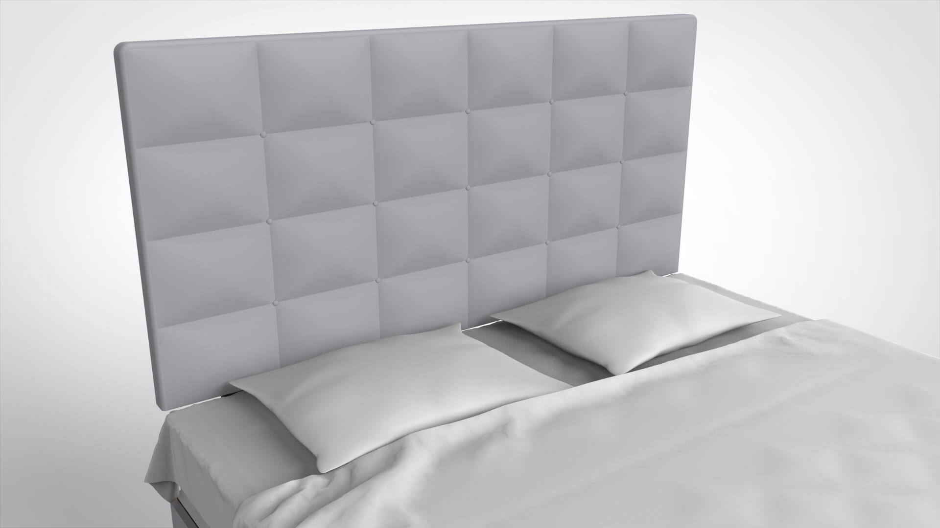 Hygena Lavendon Bed - 3D Model by Chtazi