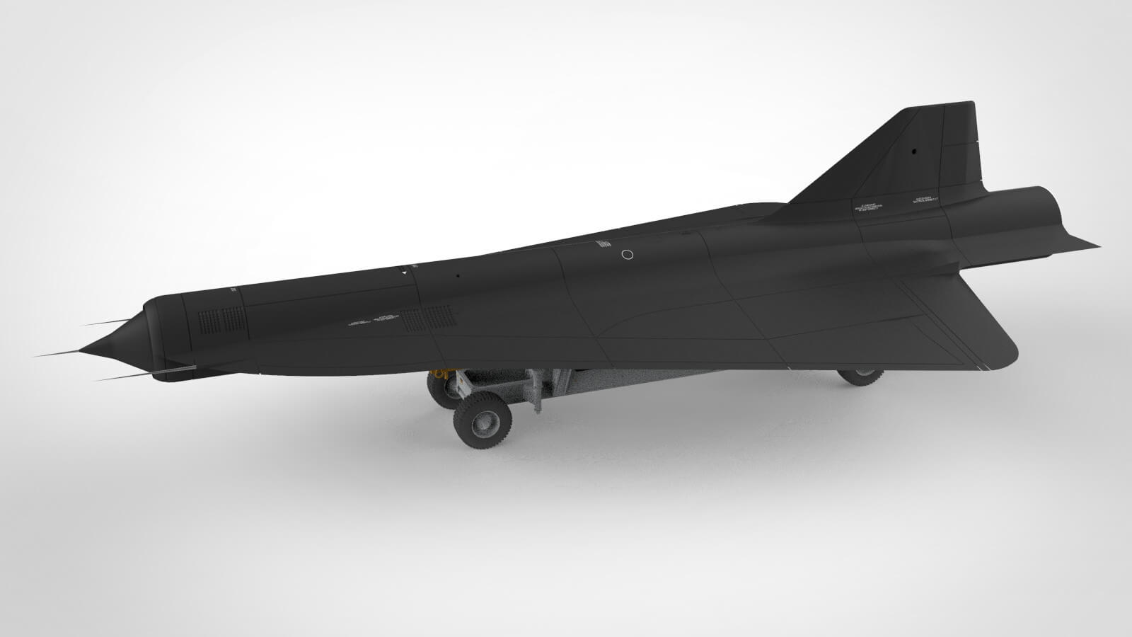 Lockheed D-21 3D Model by Chtazi