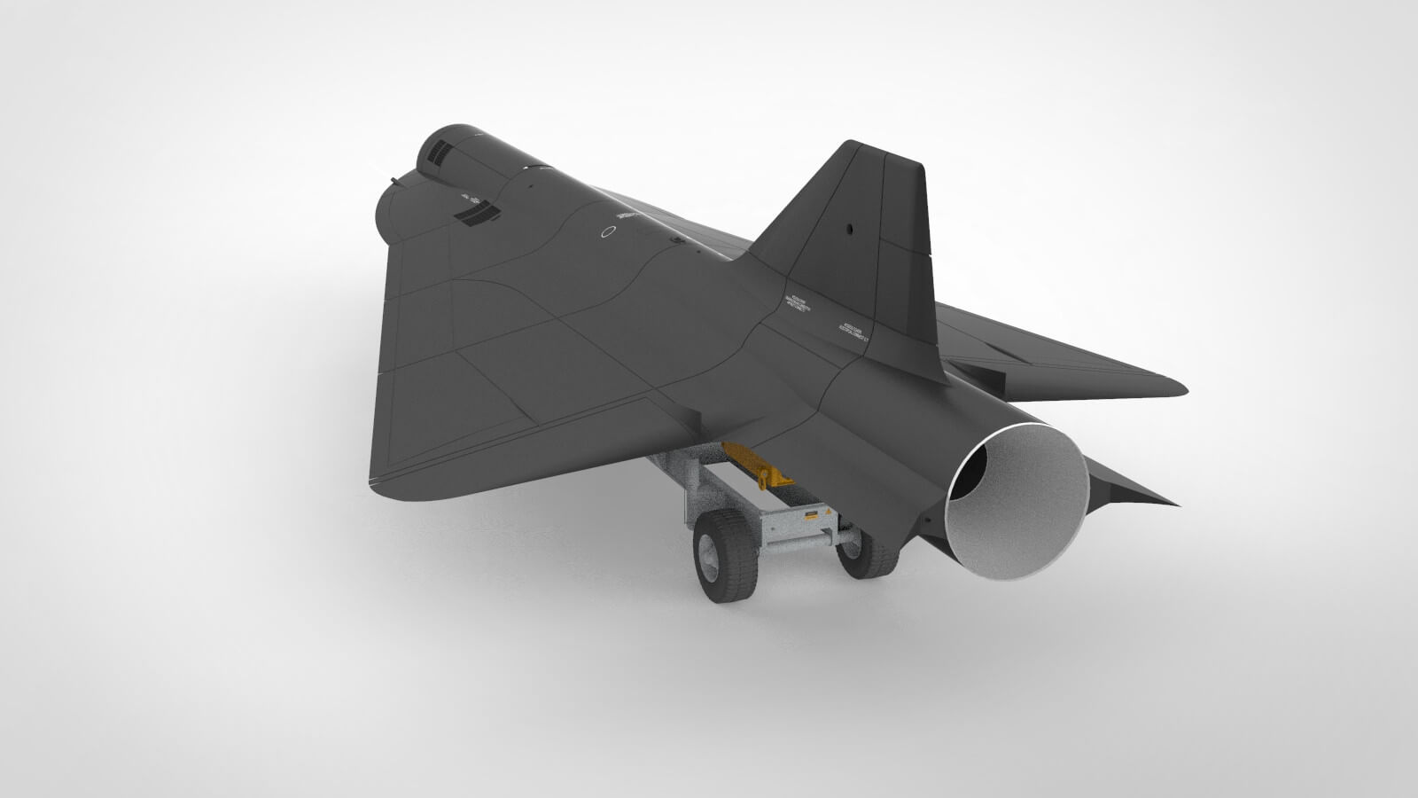 Lockheed D-21 3D Model by Chtazi