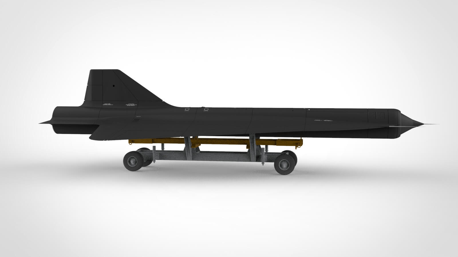 Lockheed D-21 3D Model by Chtazi