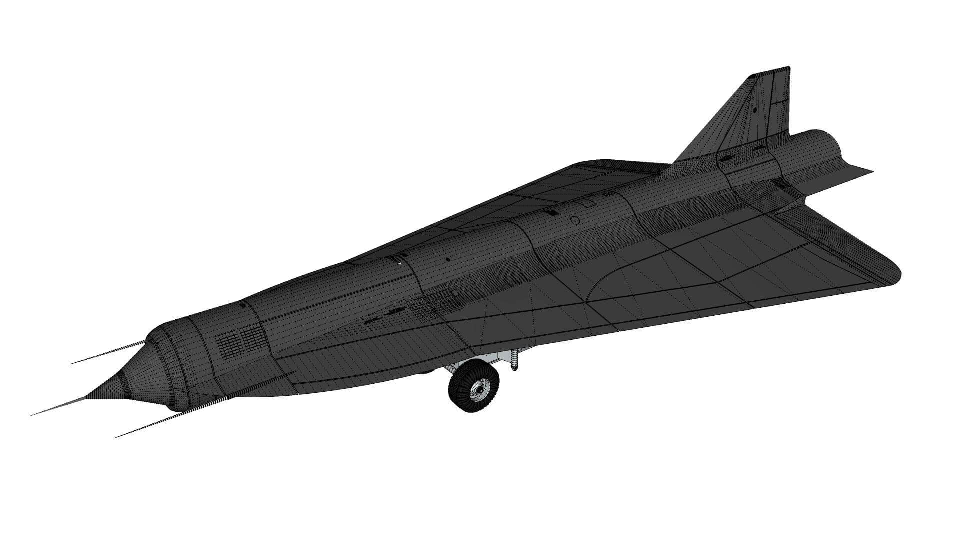 Lockheed D-21 3D Model by Chtazi