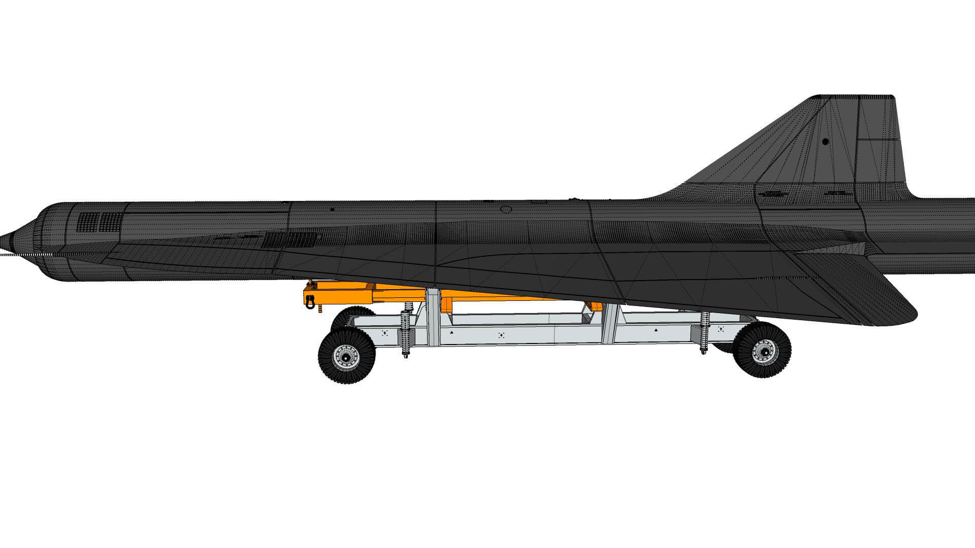 Lockheed D-21 3D Model by Chtazi