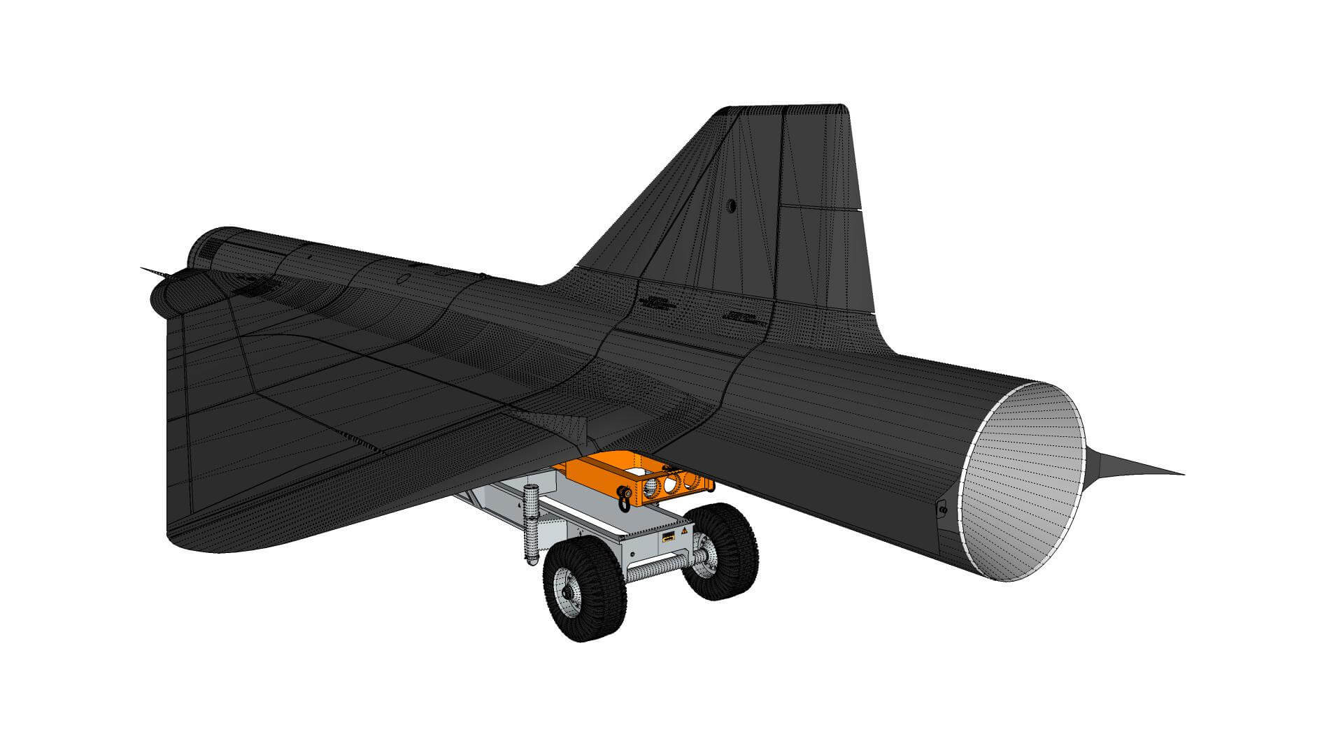 Lockheed D-21 3D Model by Chtazi