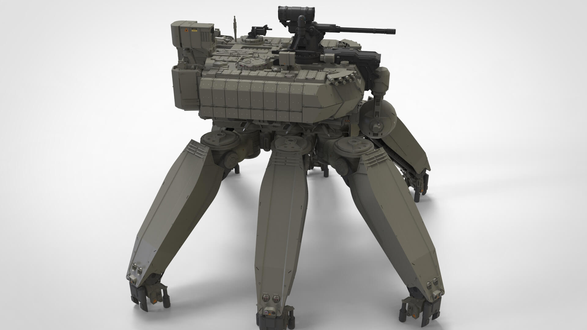 Mech 1 - 3D Model by Chtazi