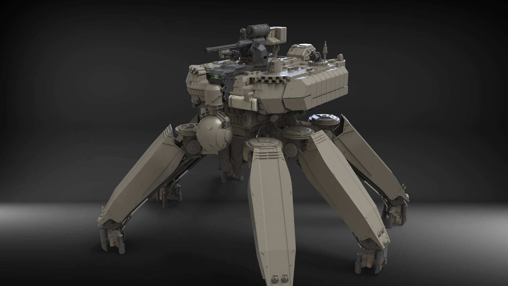 Mech 1 3dmodel - 3D Model by Chtazi