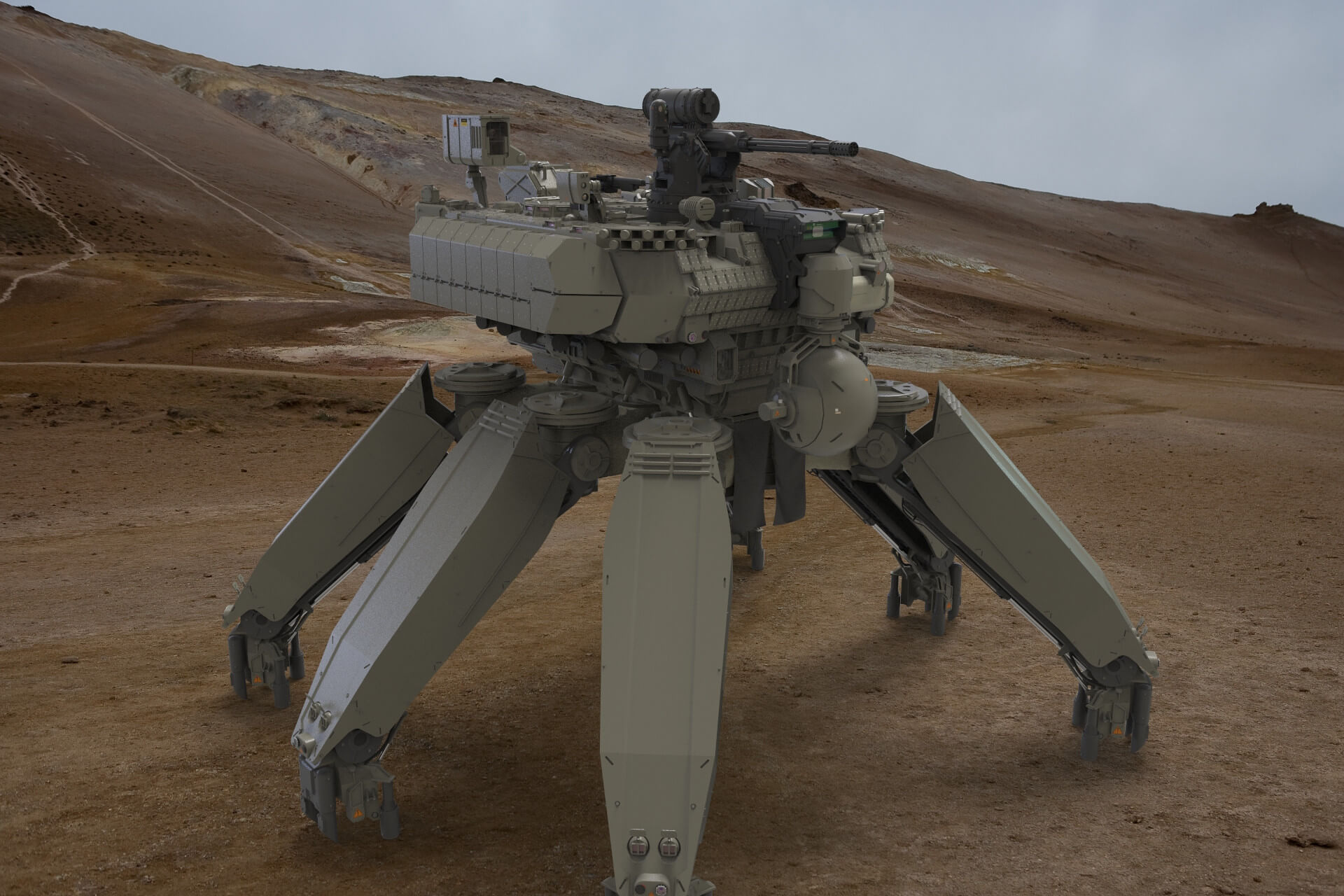 Mech 1 3dmodel - 3D Model by Chtazi