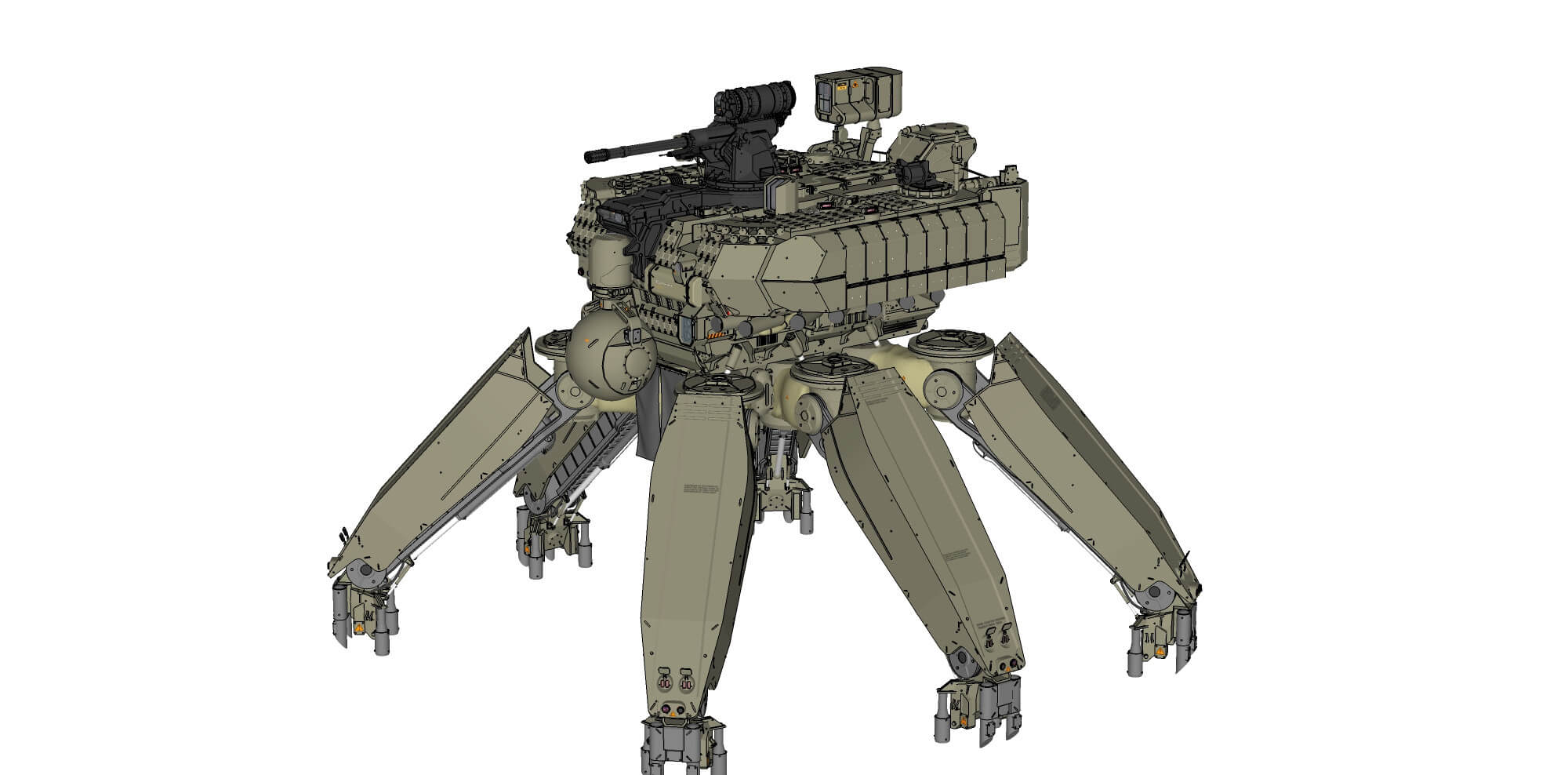 Mech 1 3dmodel - 3D Model by Chtazi