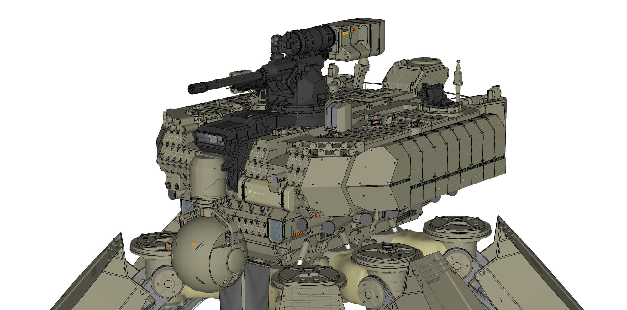 Mech 1 3dmodel - 3D Model by Chtazi
