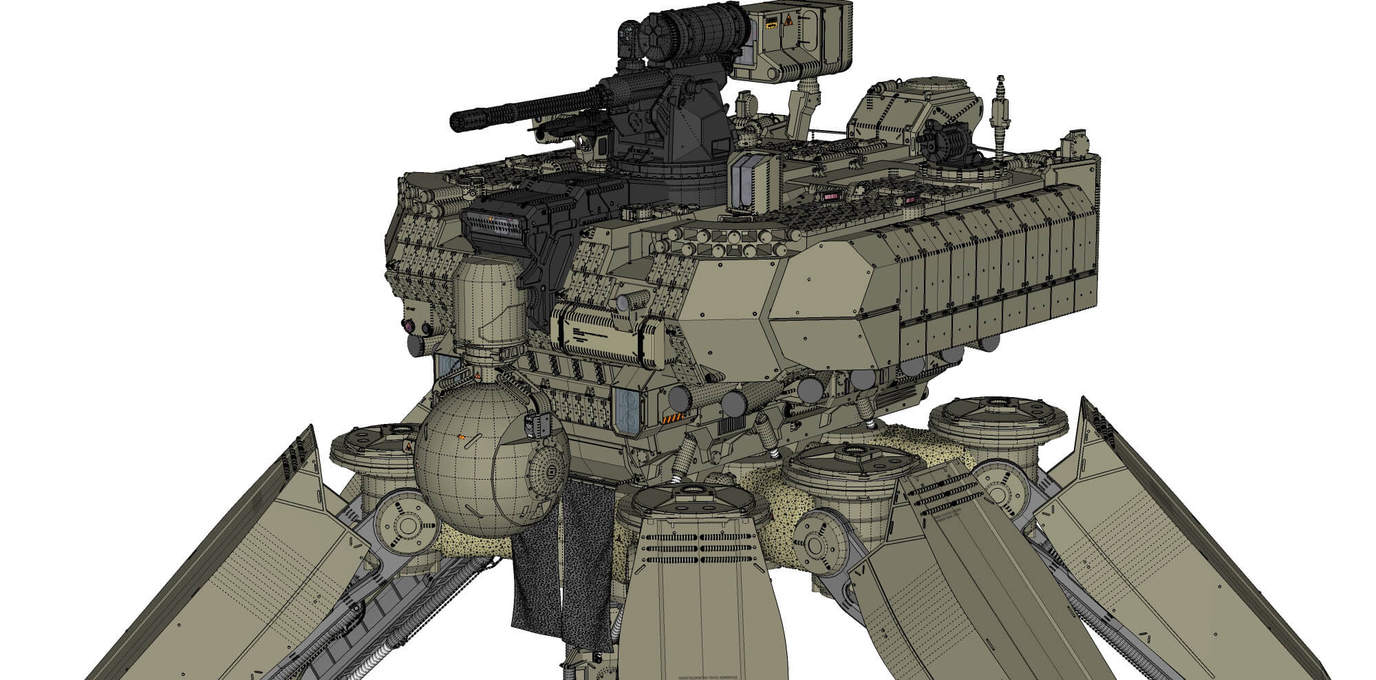 Mech 1 3dmodel - 3D Model by Chtazi