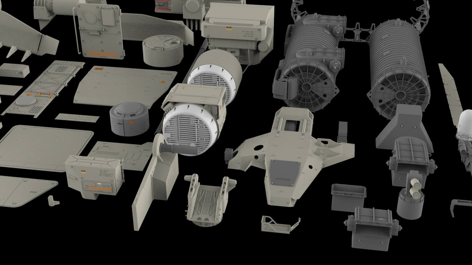 Mechanics Collection 2 Kitbash - 3D Model by Chtazi