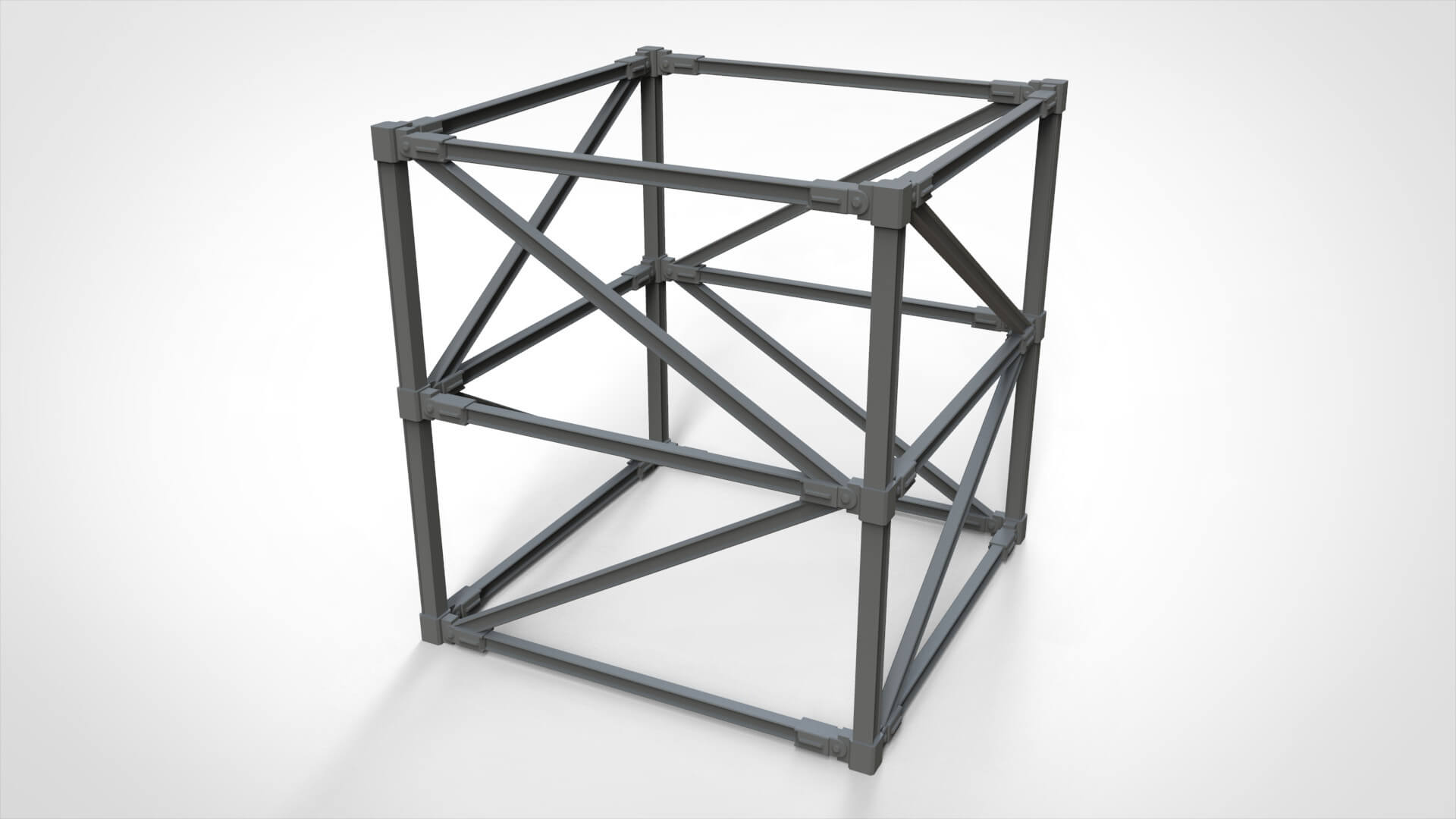 Metal Truss 1 - 3D Model by Chtazi