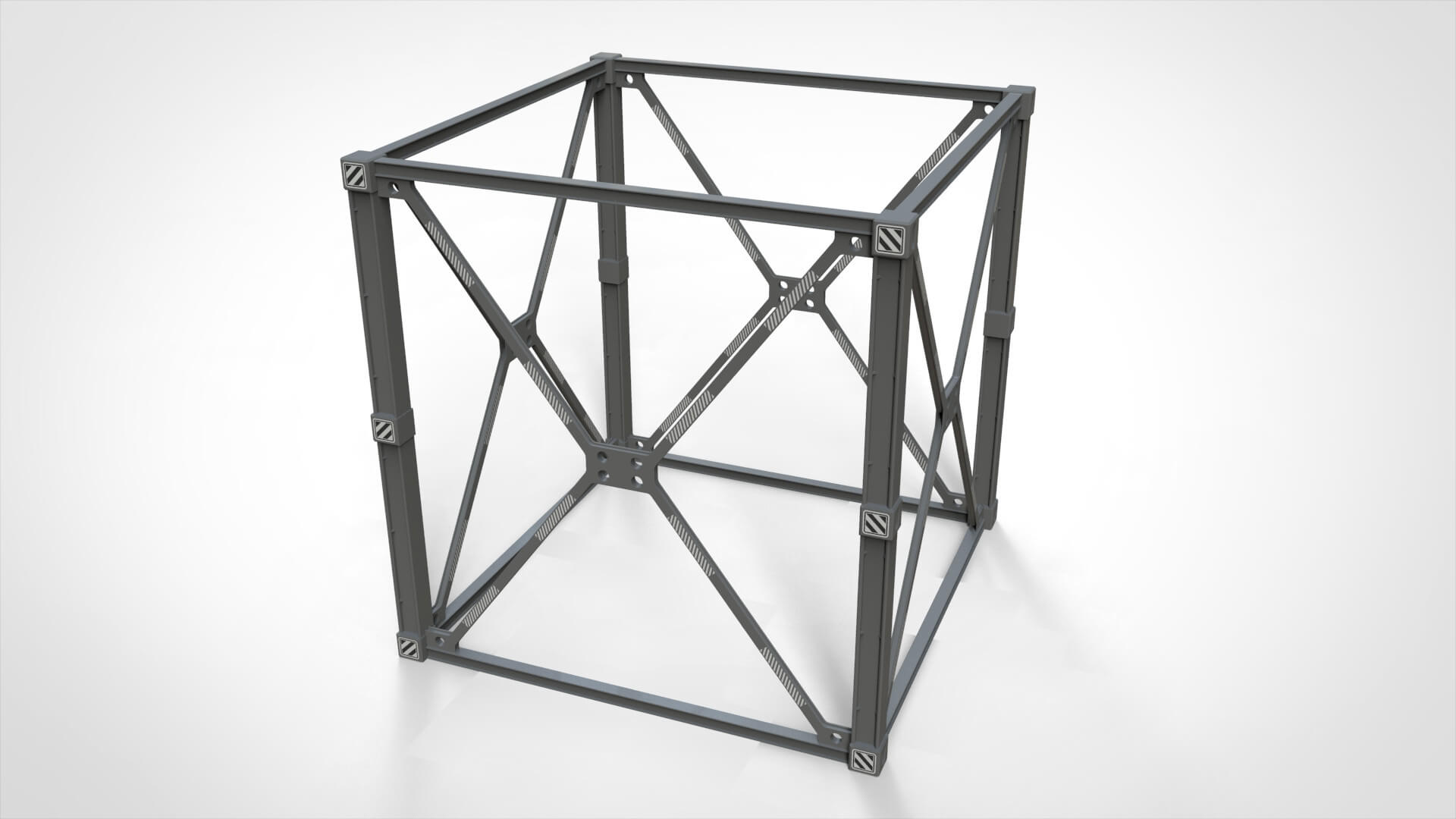 Metal Truss 3 - 3D Model by Chtazi