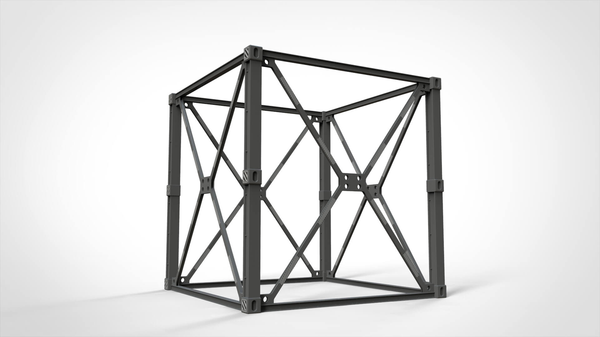 Metal Truss 3 - 3D Model by Chtazi