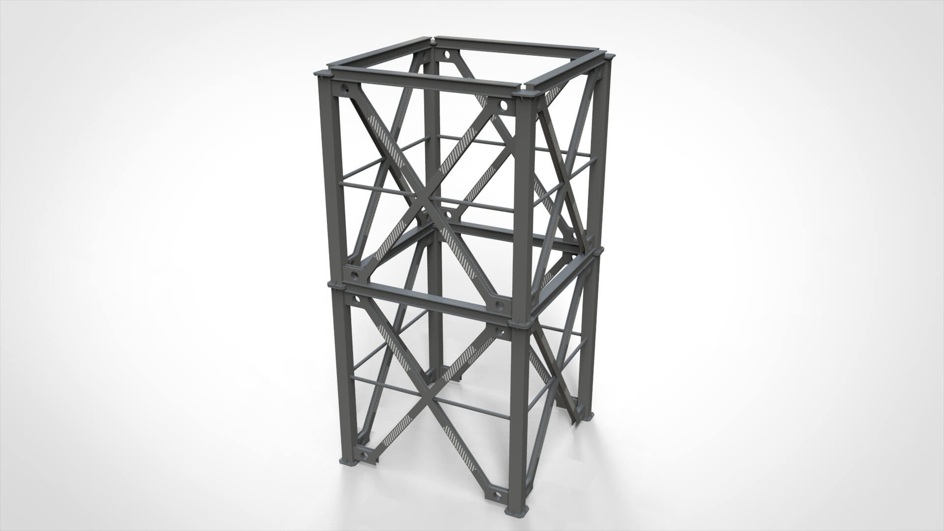Metal Truss 3 - 3D Model by Chtazi