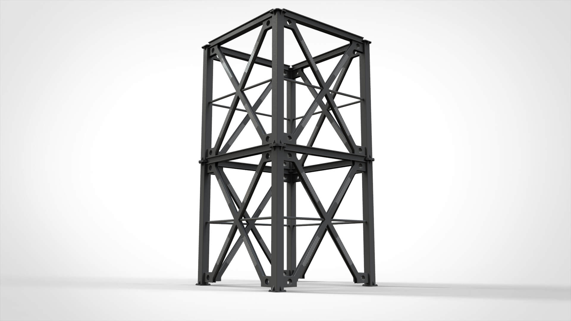 Metal Truss 3 - 3D Model by Chtazi