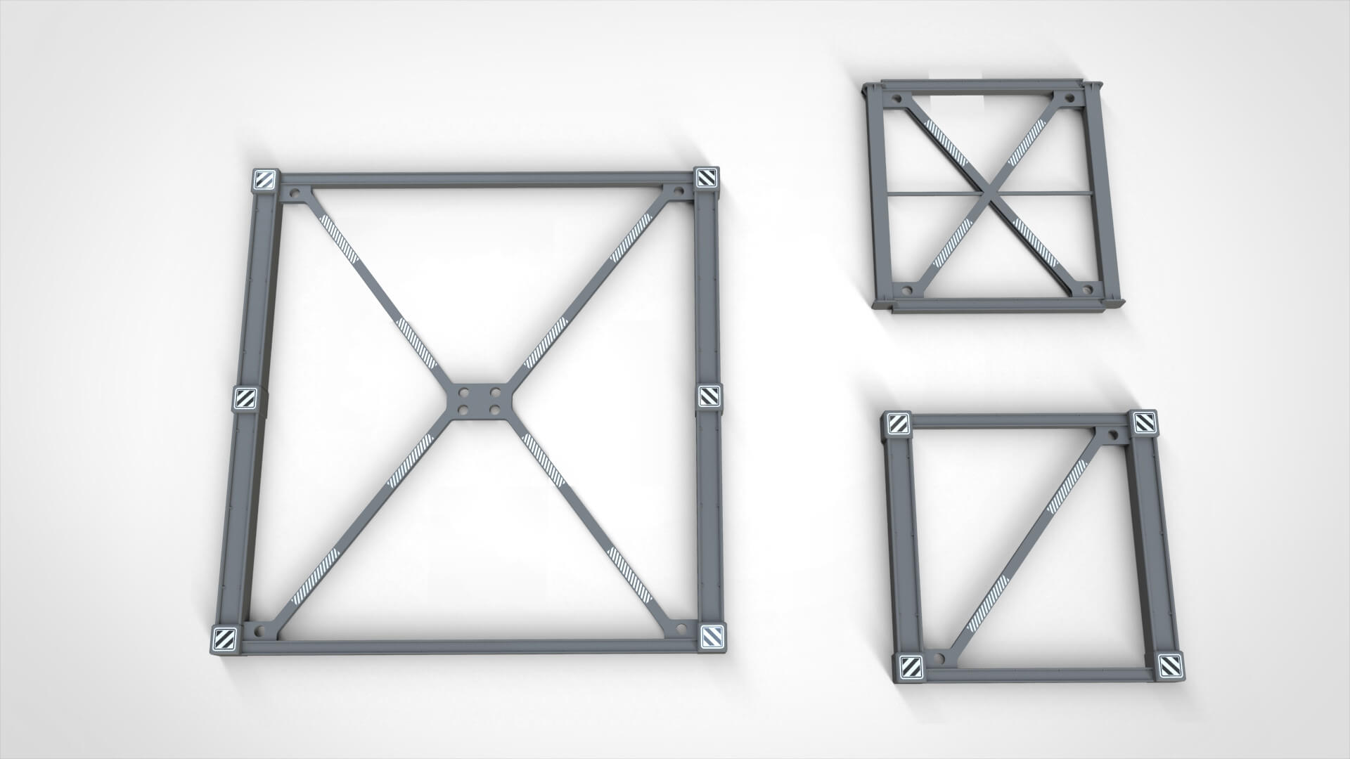 Metal Truss 3 - 3D Model by Chtazi