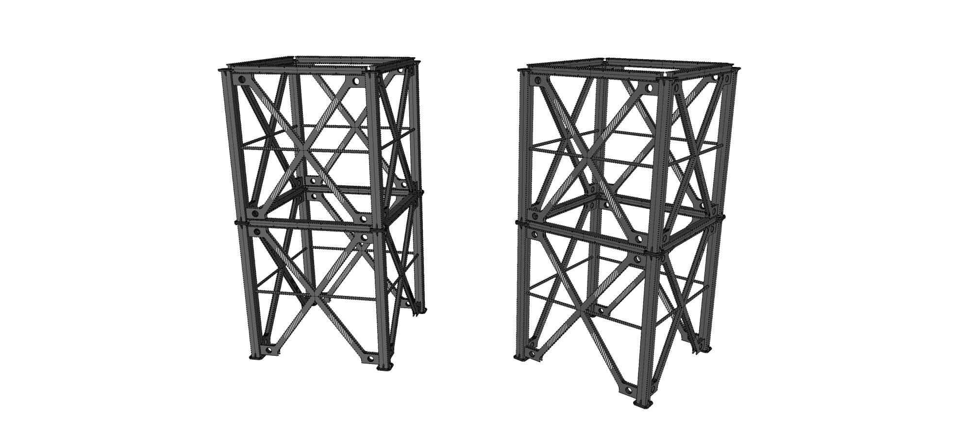 Metal Truss 3 - 3D Model by Chtazi