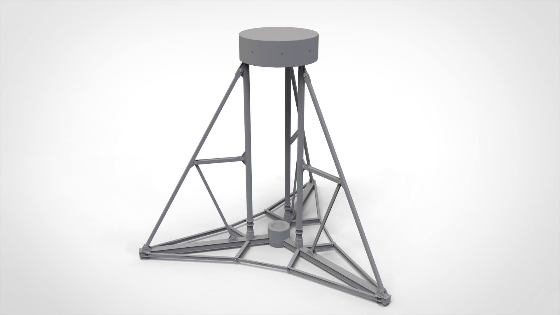 Metal Truss 4 - 3D Model by Chtazi
