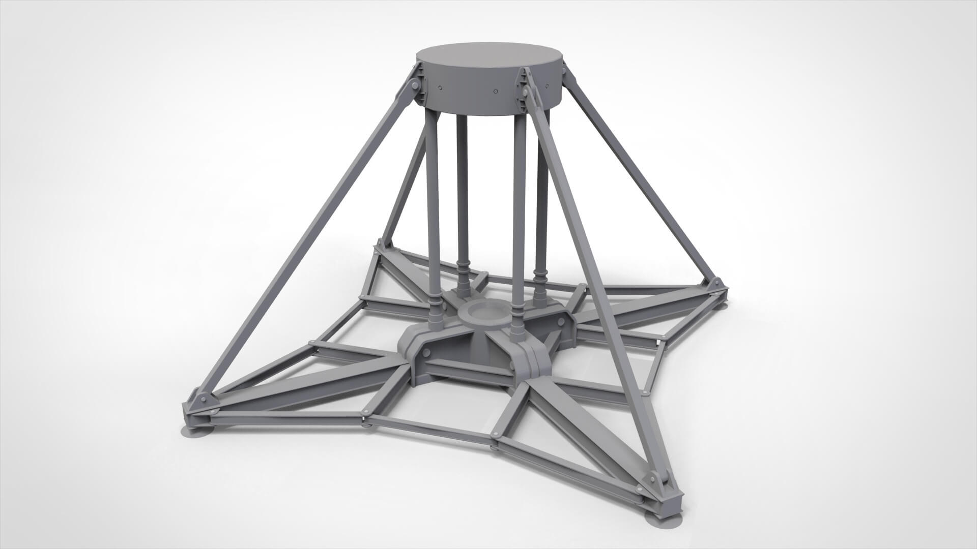 Metal Truss 4 - 3D Model by Chtazi
