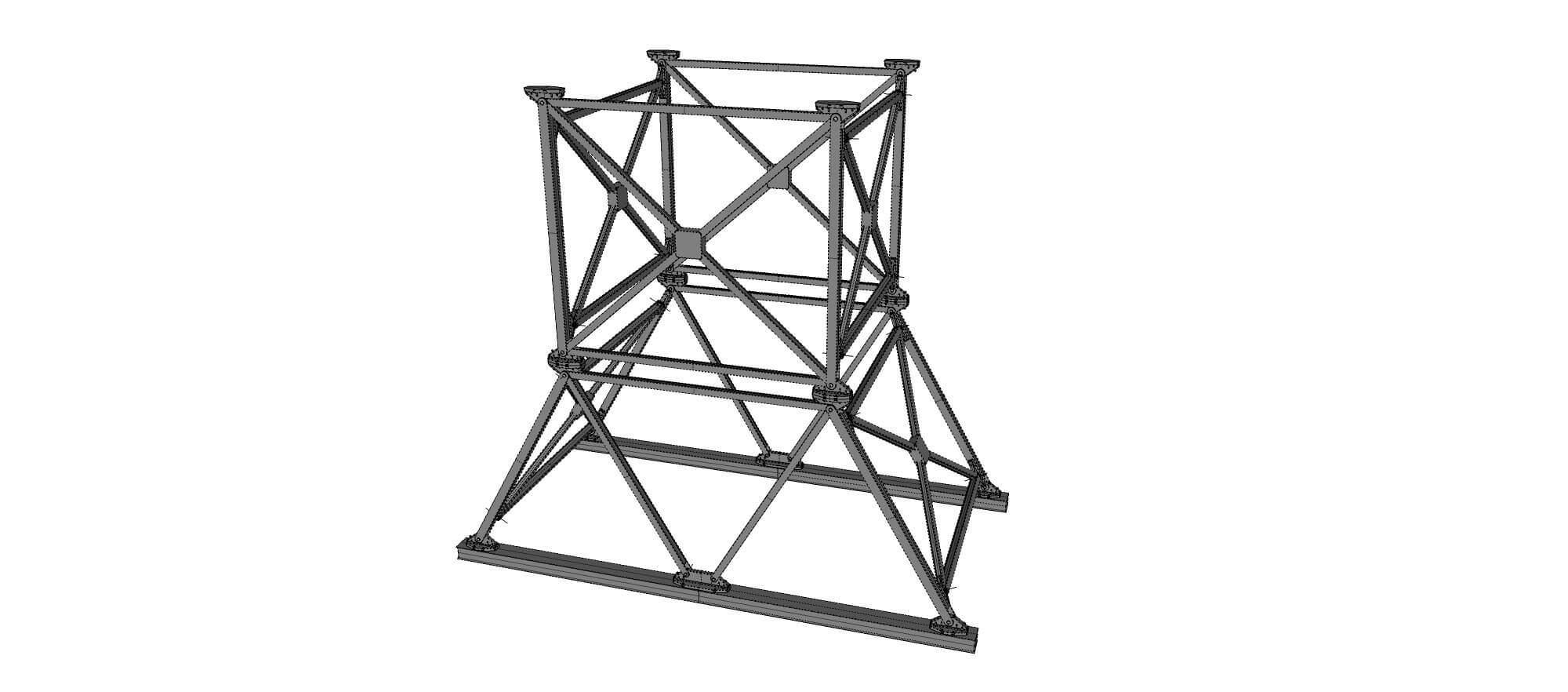 Metal Truss 4 - 3D Model by Chtazi