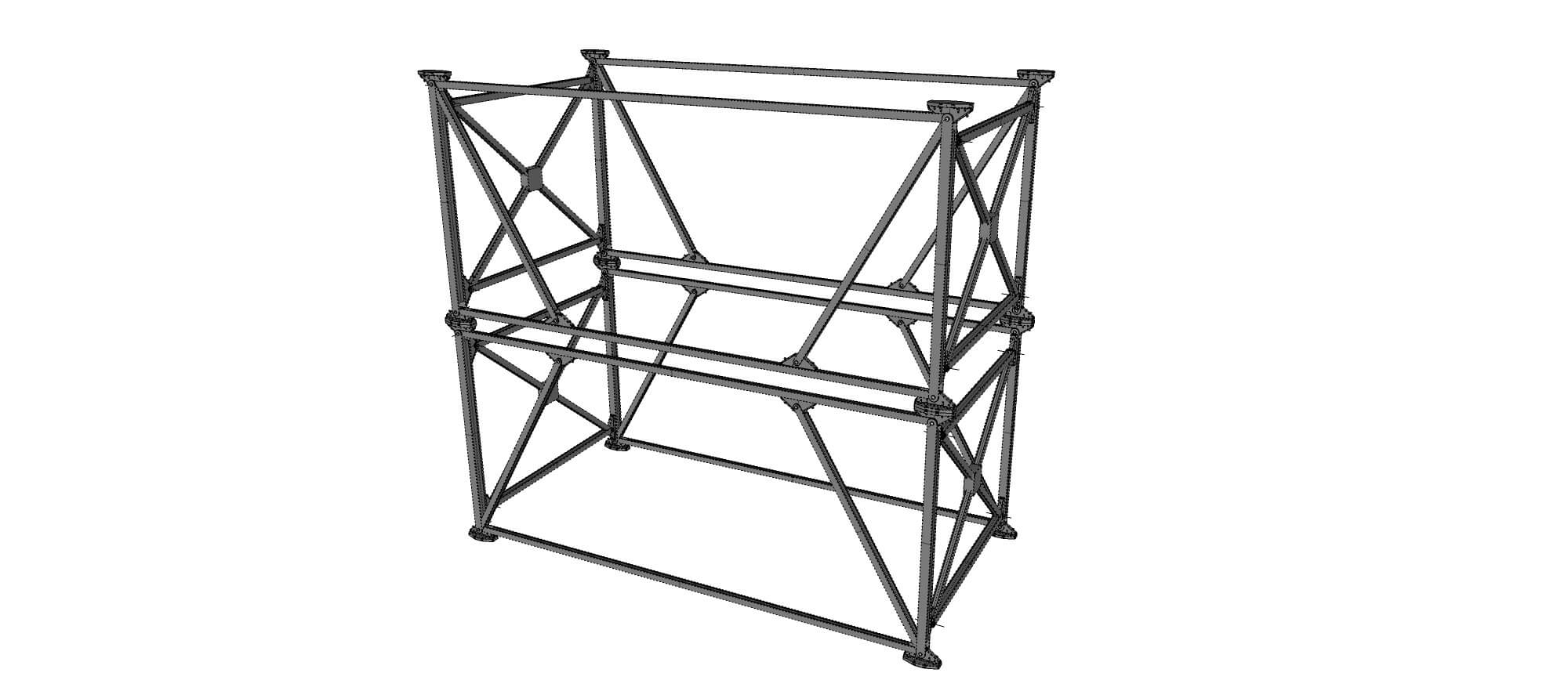 Metal Truss 4 - 3D Model by Chtazi