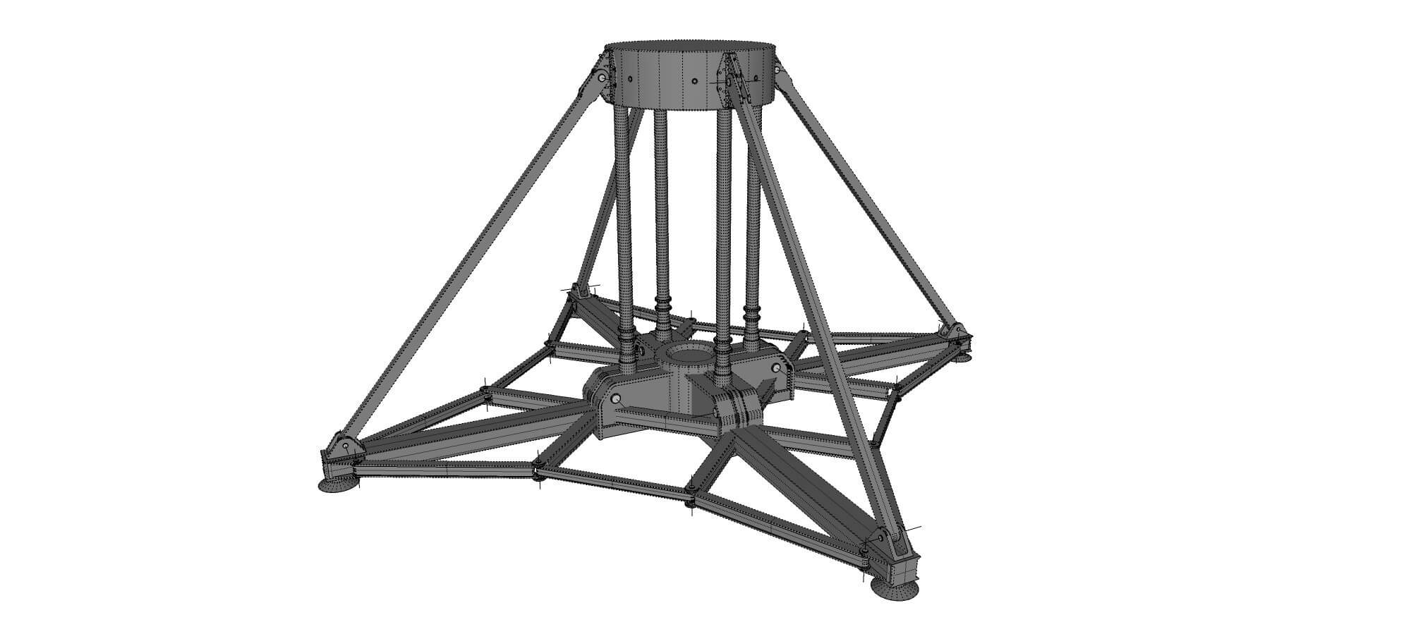 Metal Truss 4 - 3D Model by Chtazi