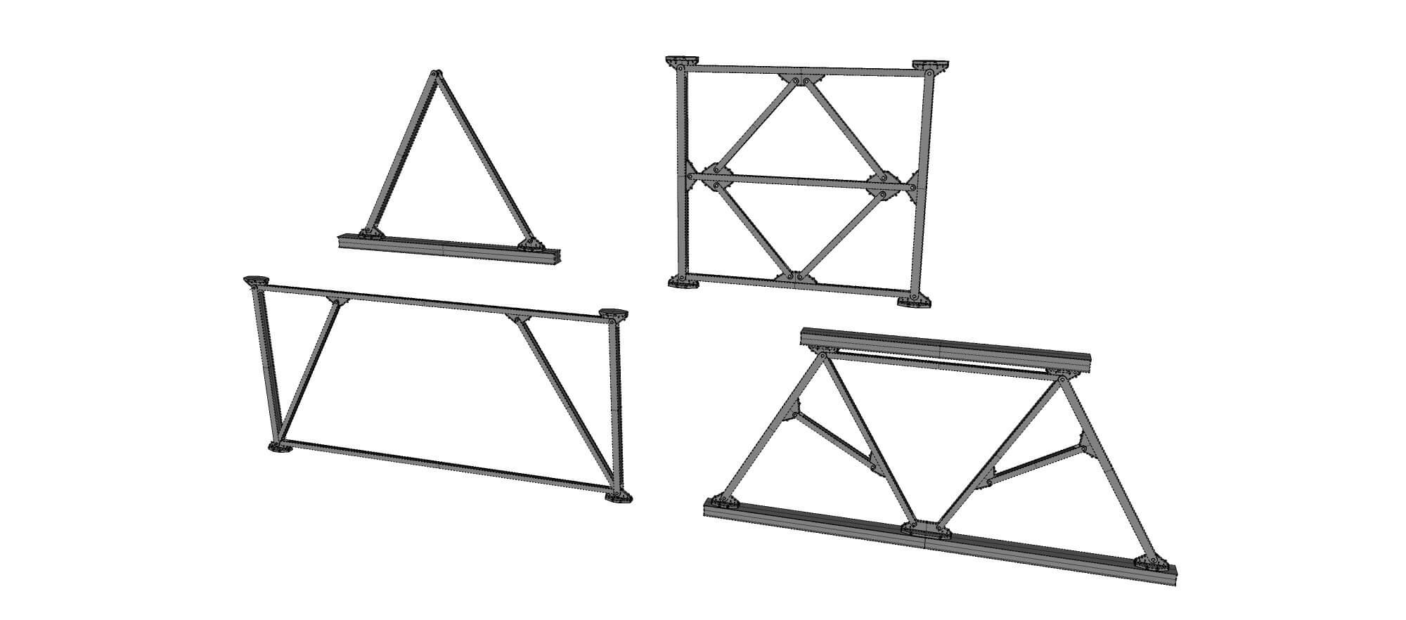 Metal Truss 4 - 3D Model by Chtazi