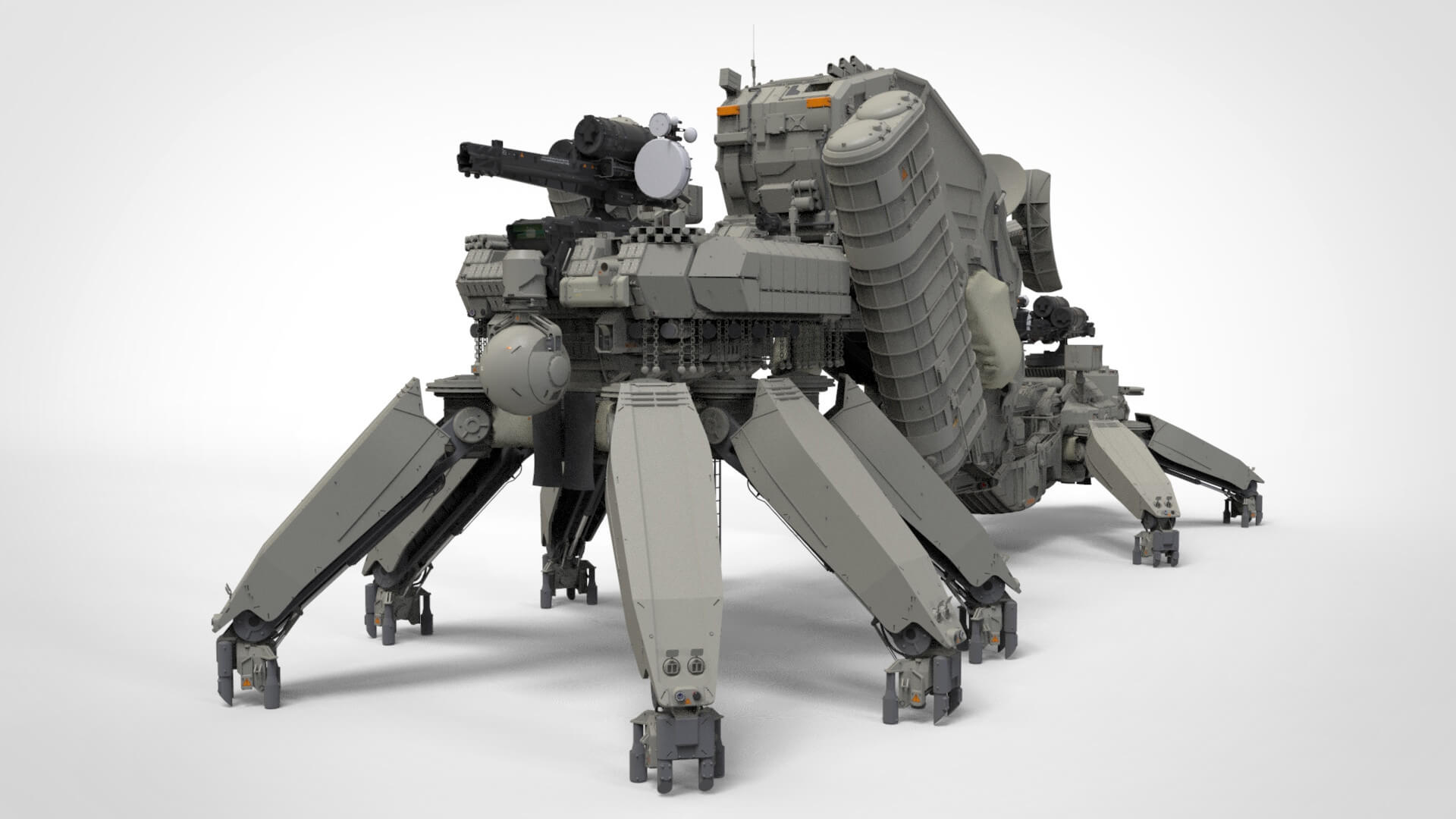 Mobile Missile Launcher Basement - 3D Model by Chtazi