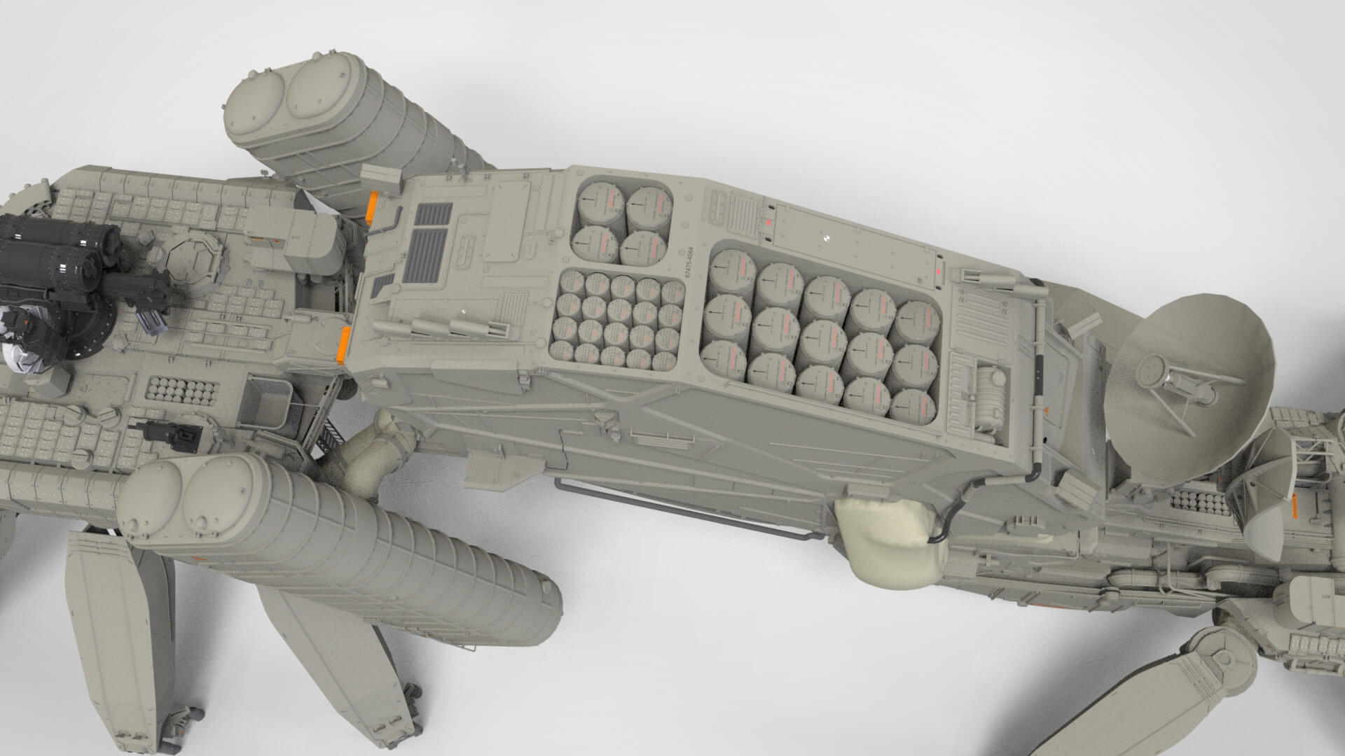 Mobile Missile Launcher Basement - 3D Model by Chtazi