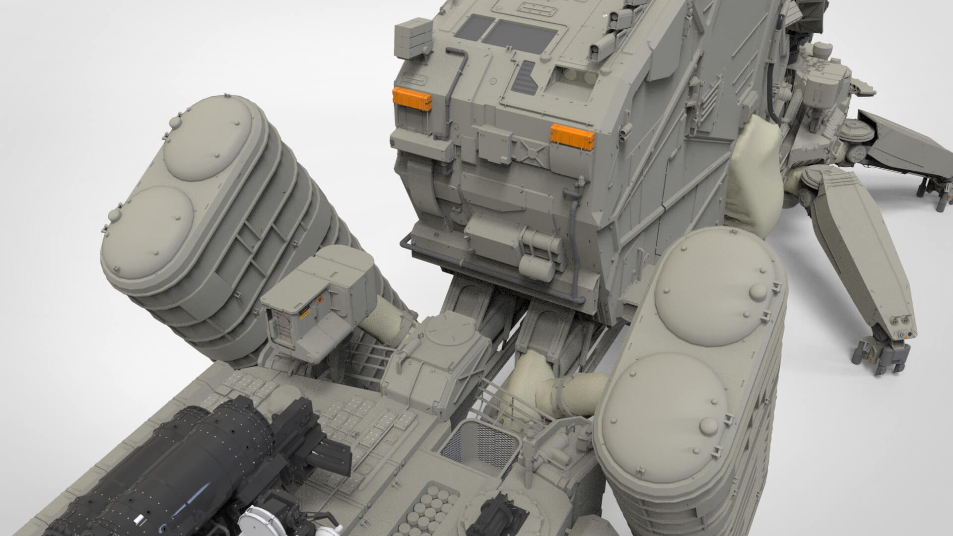 Mobile Missile Launcher Basement - 3D Model by Chtazi