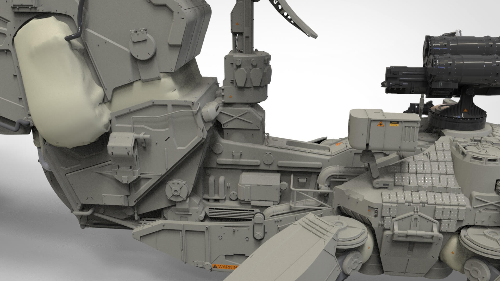 Mobile Missile Launcher Basement - 3D Model by Chtazi