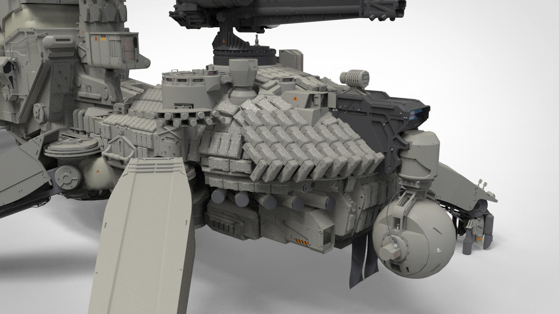 Mobile Missile Launcher Basement - 3D Model by Chtazi