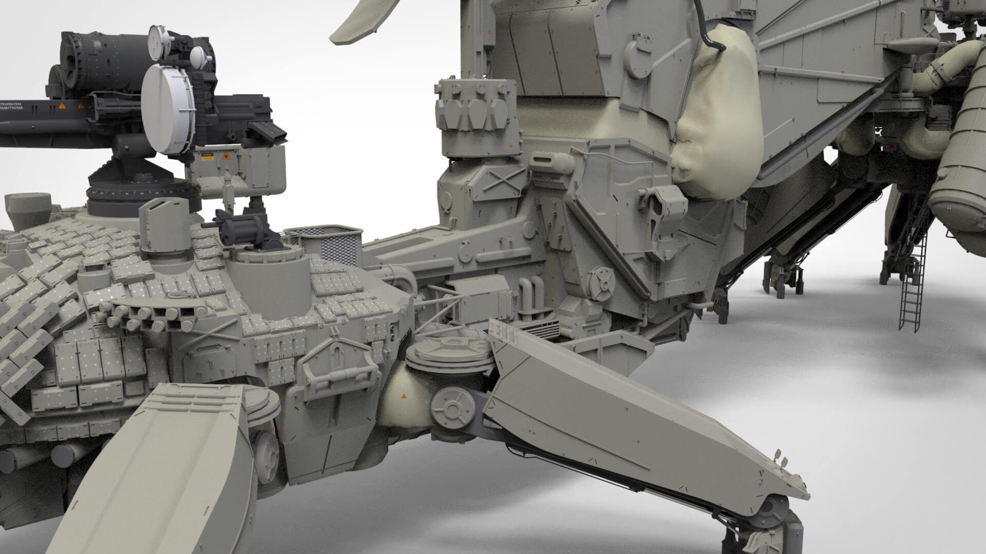 Mobile Missile Launcher Basement - 3D Model by Chtazi