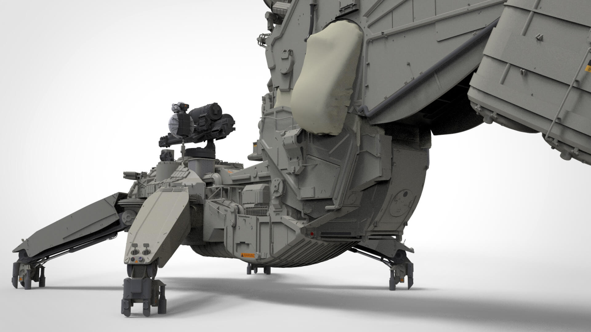 Mobile Missile Launcher Basement - 3D Model by Chtazi