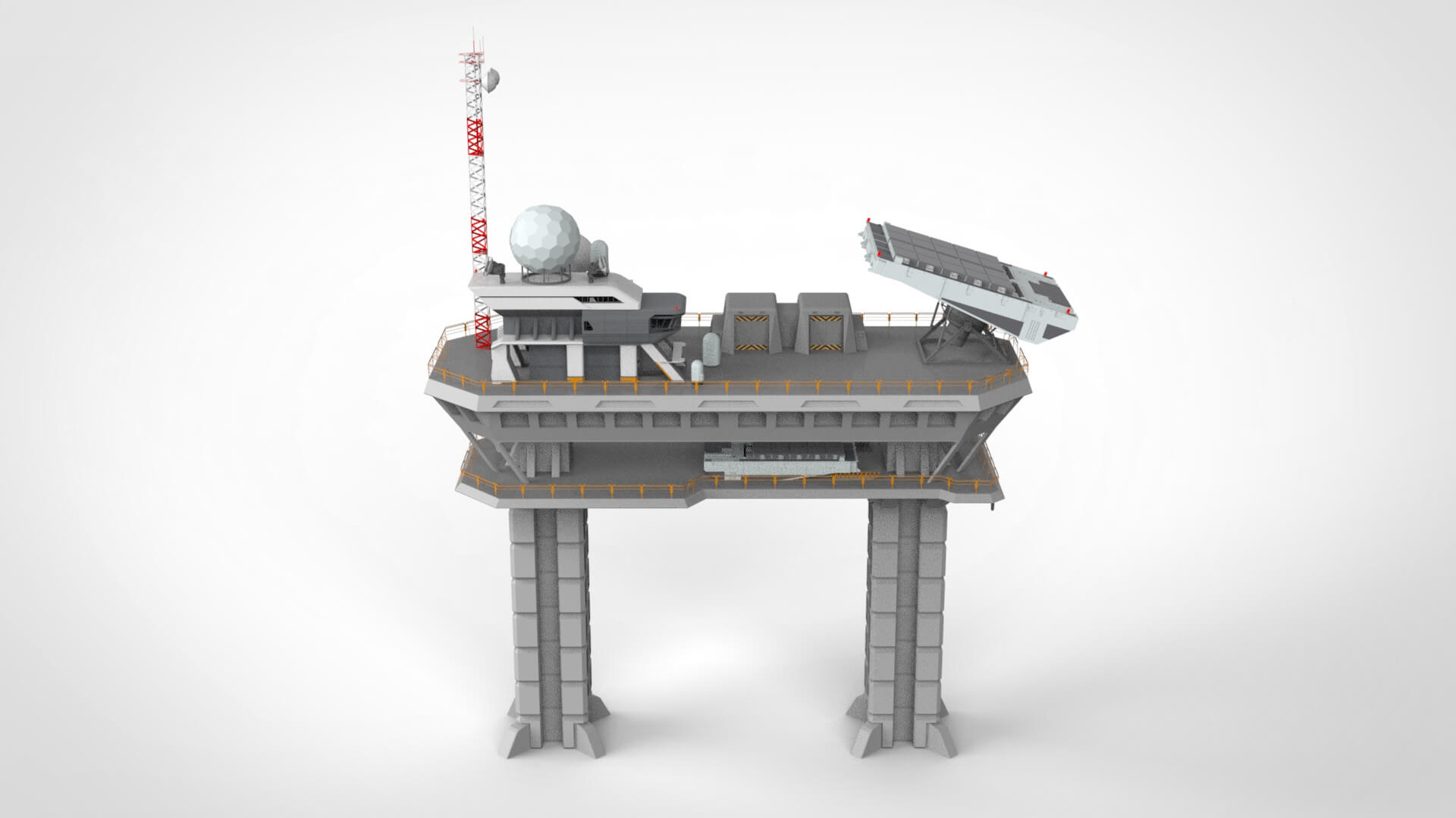 Radar Platform 1 - 3D Model by Chtazi