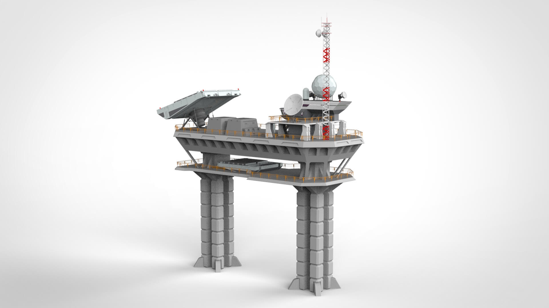 Radar Platform 1 - 3D Model by Chtazi