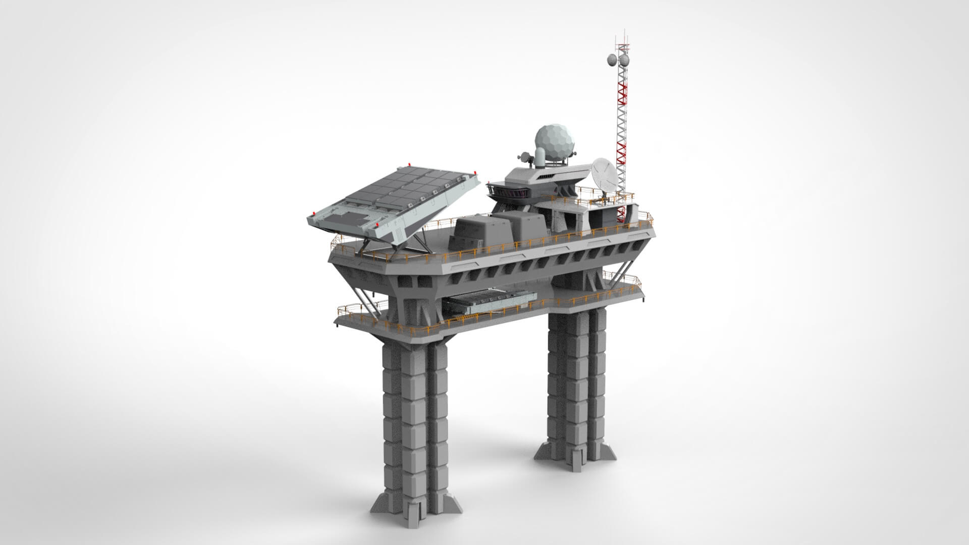 Radar Platform 1 - 3D Model by Chtazi