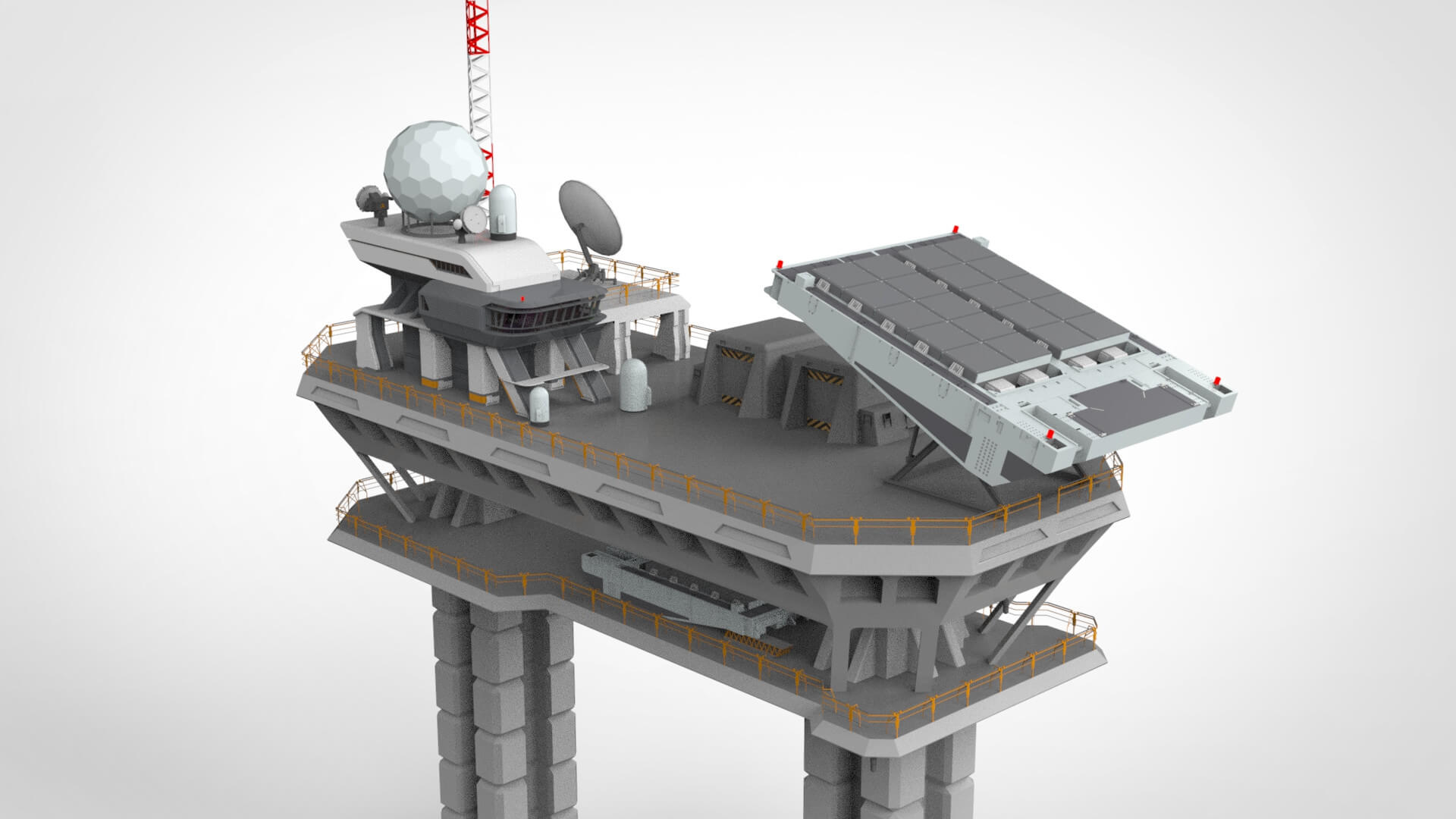 Radar Platform 1 - 3D Model by Chtazi