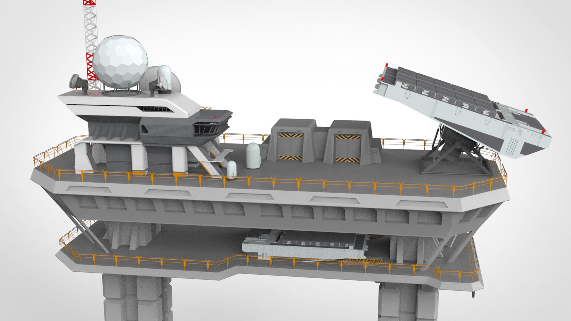 Radar Platform 1 - 3D Model by Chtazi