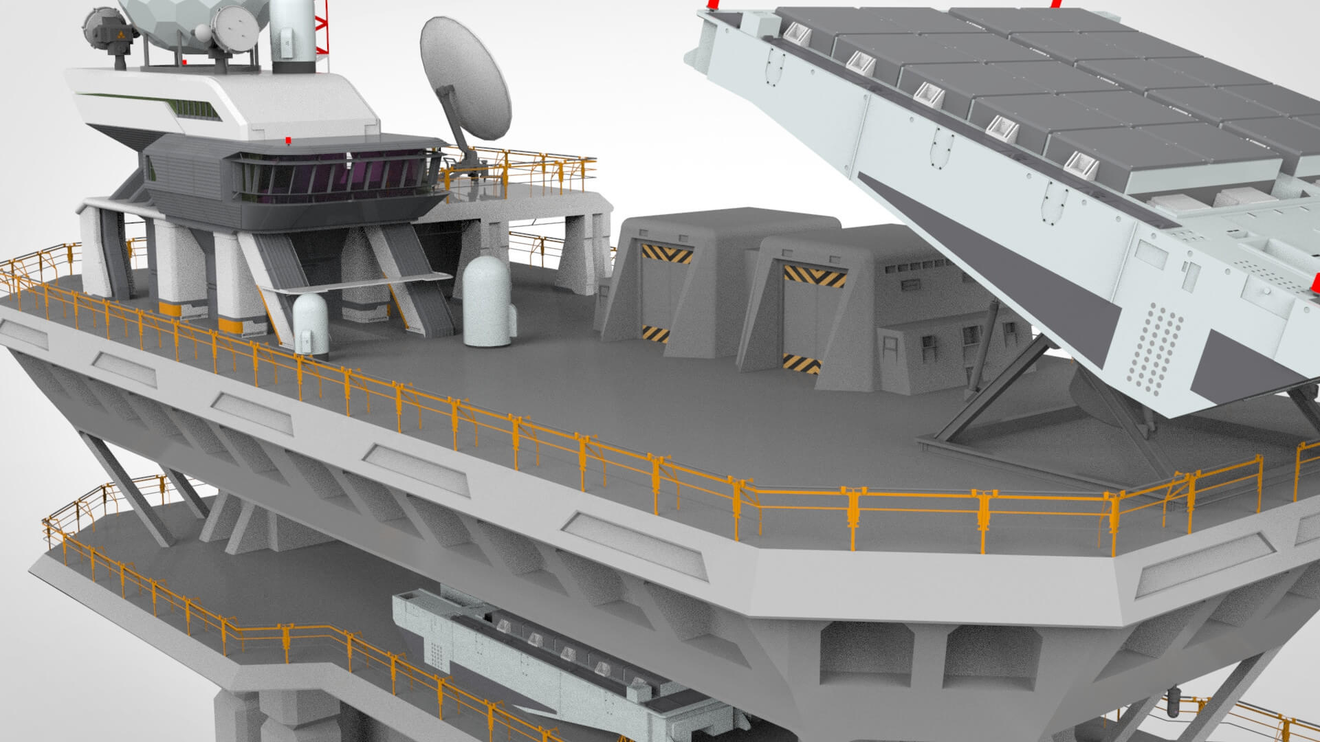 Radar Platform 1 - 3D Model by Chtazi